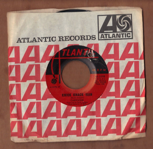 CARTOONE - Mr. Poor Man + Knick Knack Man - ATLANTIC 60s rock 45 NICE ...