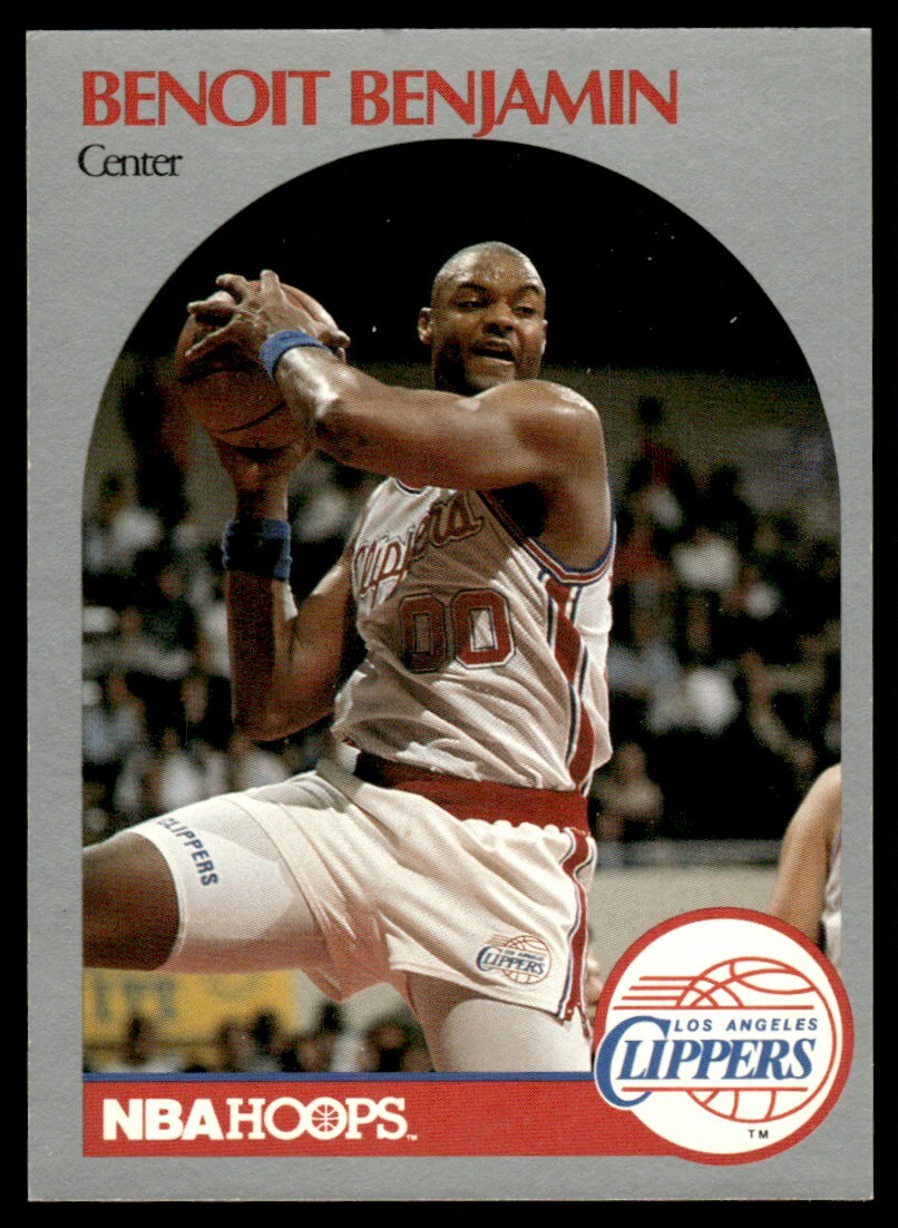1990-91 NBA Hoops #142 Benoit Benjamin Los Angeles Clippers | eBay