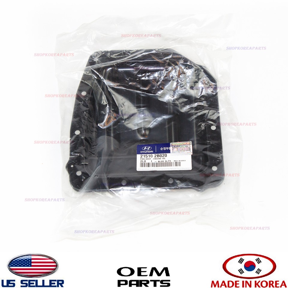 ENGINE OIL PAN GENUINE HYUNDAI ACCENT VELOSTER KIA RIO SOUL 215102B040 ...