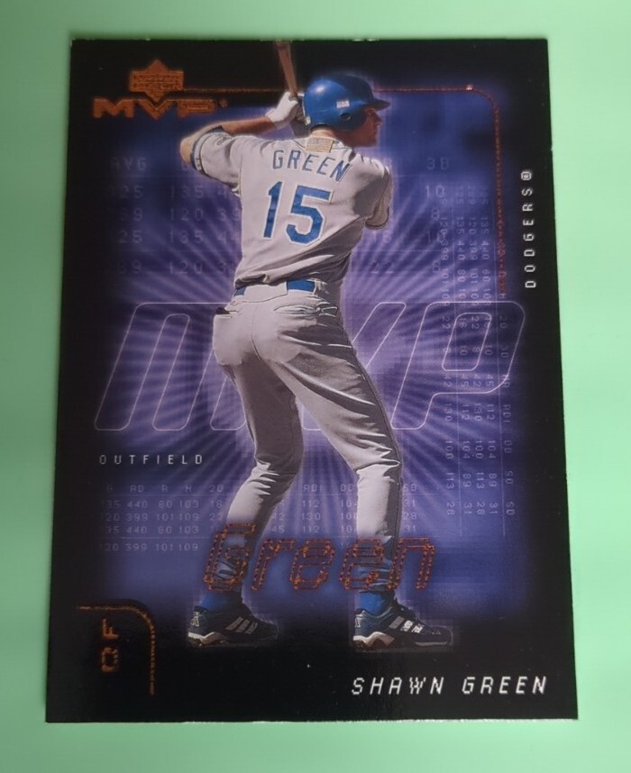2002 Upper Deck MVP Baseball Card #197 Shawn Green - Los Angeles ...