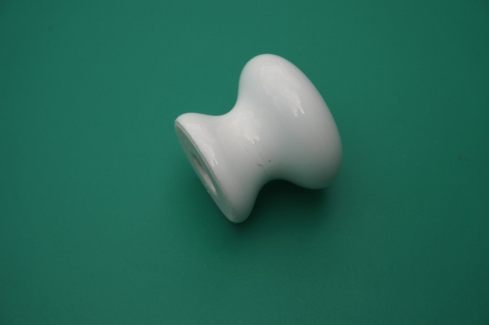 5 Sizes White Porcelain Ceramic Knob Antique Style Cabinet Knobs ...