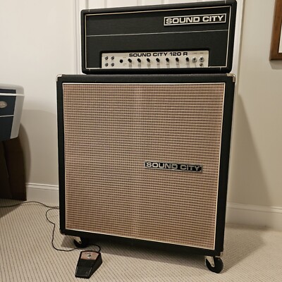 Sound City Guitar Amplifier with Speaker Cabinet - 120R - 120 Watts ...