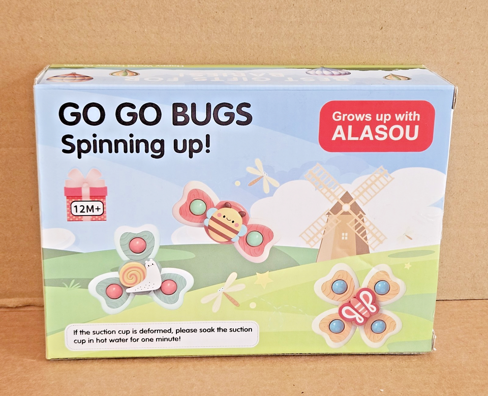 New in Box Alasou Cute Rotary Windmill (3 Count) Snail, Bee, Butterfly ...
