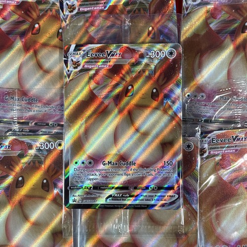 Pokemon Card Eevee VMAX SWSH087 Black Star Promo SEALED Near Mint | eBay