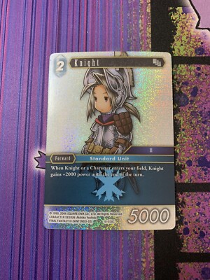 Foil Knight 10-038C Final Fantasy TCG Trading Card Game Square Enix 3 ...