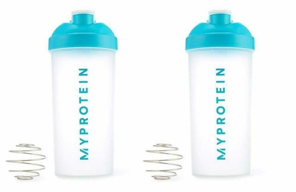 My Protein Unisex Shaker Bottle 600ml - Blue, Clear for sale online | eBay