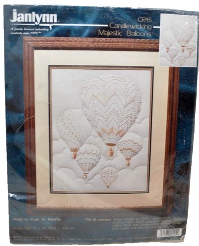 Janlynn Embroidery Kit Candlewicking Majestic Hot Air Balloons CR45 | eBay