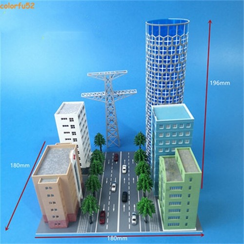 1/300 Scale City Scene Building Viaduct High-Rise Building Model Set ...