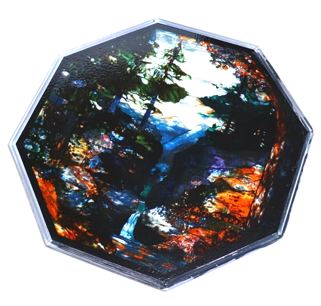 River Of Life Stained Glass Window By Tiffany Louis Tiffany The