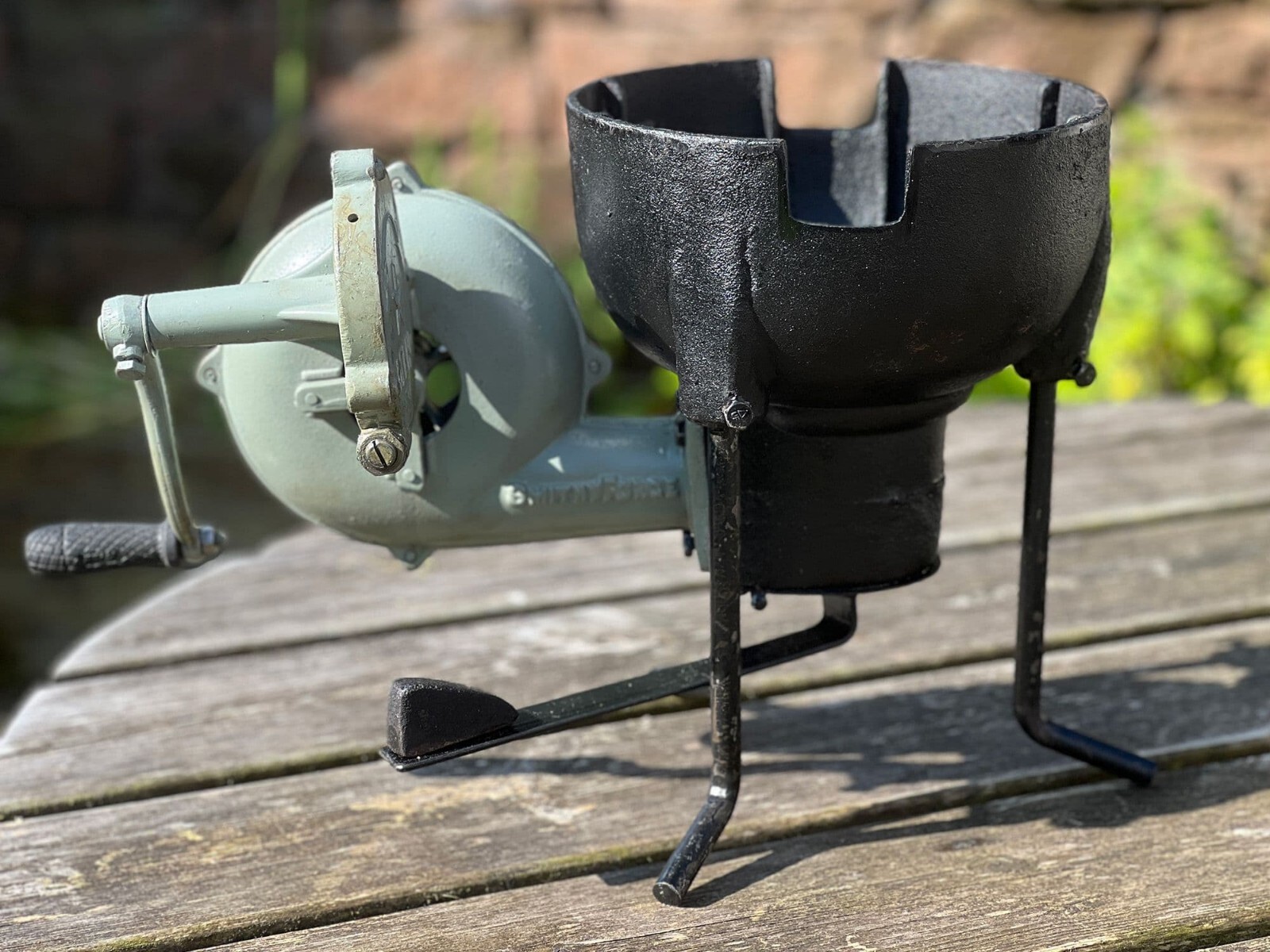 Traditional Manual Blacksmithing Tool Hand Cranked Forge & Blower ...