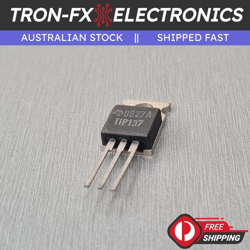 1PCS TIP137 Bipolar (BJT) Transistor PNP Darlington 100V 8A 2W TO-220 | eBay