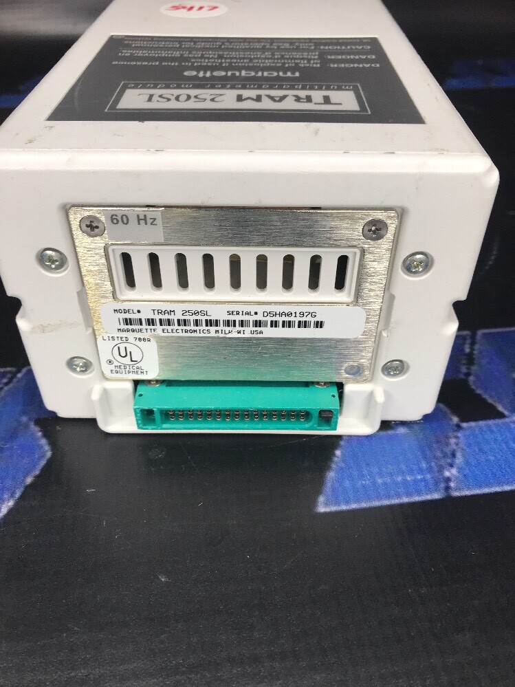 GE Marquette TRAM 250SL Multiparameter Patient Module - Fits TRAM-RAC ...