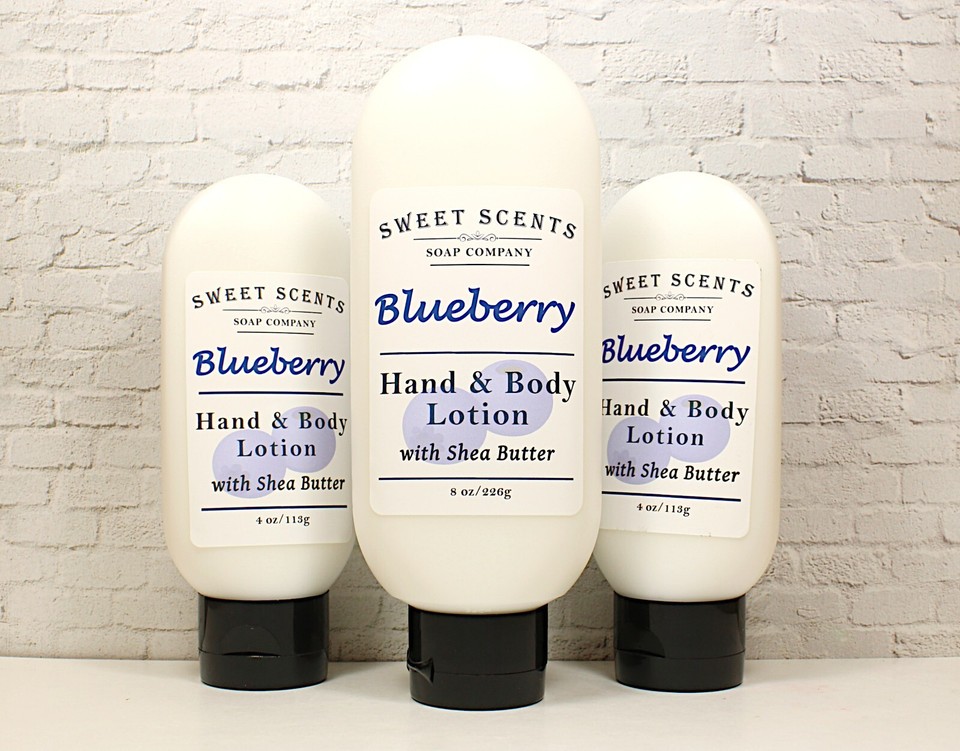 Hand & Body Lotion - Blueberry Handmade Lotion with Shea Butter | eBay