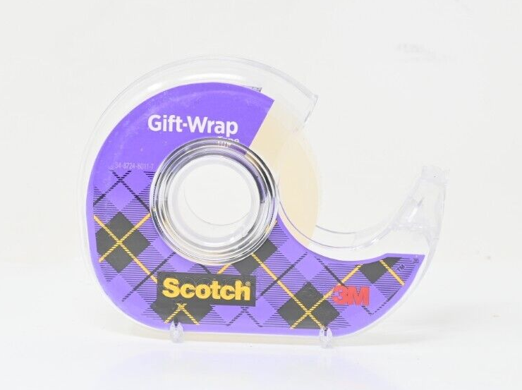 3M Scotch Gift Wrap Tape - 3 Magic Tape Invisible & 2 Gift Wrap tapes ...
