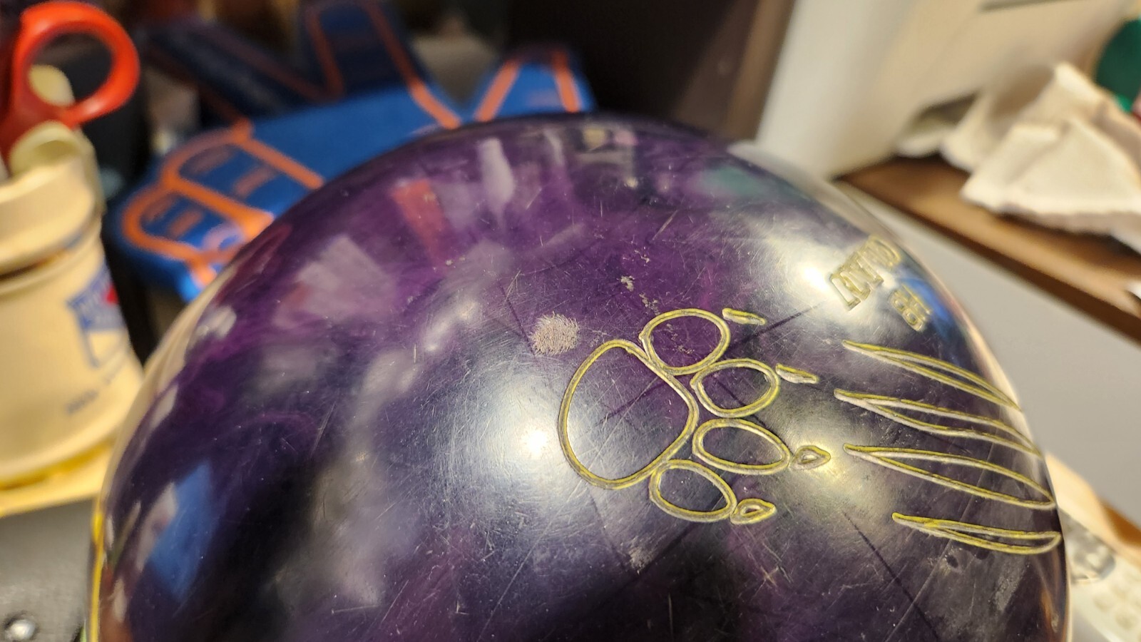900 Global Honey Badger Claw Tour Bowling Ball 16 lbs Preowned Span 3 ...