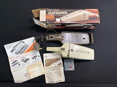 VINTAGE NEW Black & Decker Dustbuster Cordless Vac #9330 1980s Factory ...