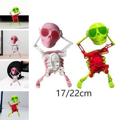 Spring Wind up Dancing Skeleton Man Kids Toy Interactive Toy Tricky ...