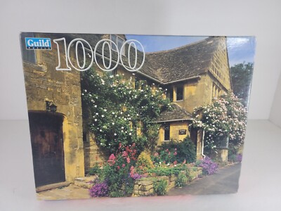 Guild Puzzle 1000 piece Puzzle Cottage Cotswold, England 20” X 27” | eBay