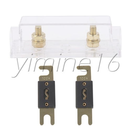 Bolt Down Inline Fuse 100A 32V with Plastic Holder for Vehicle Trucks ...