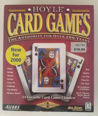 Hoyle Card Games PC Big Box Game CD-ROM Complete Sierra 200 | eBay