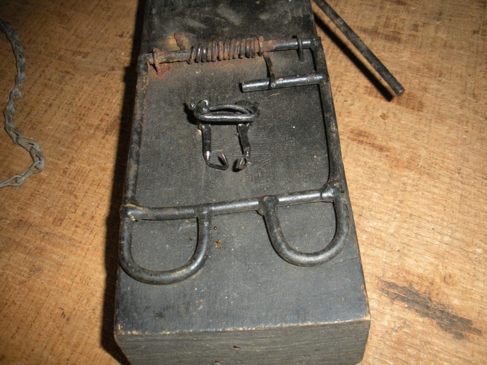 Antique Primitive Wood and Metal Mouse Trap / Early Trap | eBay