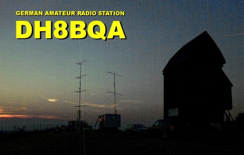 German Amateur Radio Station Germany DH8BQA QSL Radio Postcard | eBay