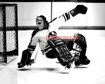 WHA Cleveland Crusaders Goalie Gerry Cheevers Game Action 8 X 10 Photo ...