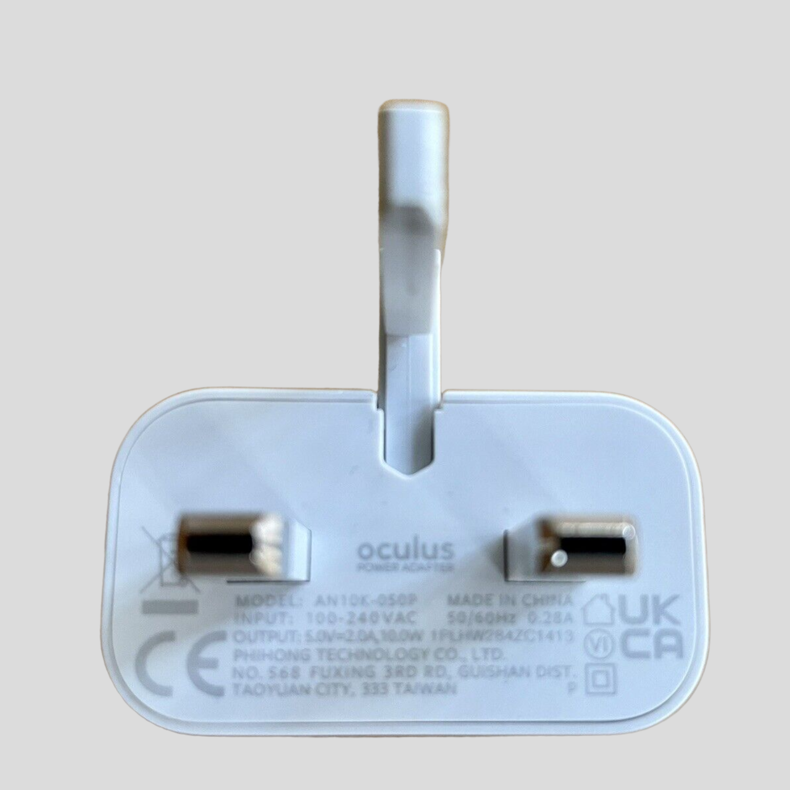 Genuine Meta Oculus Quest 2 VR power supply adapter charger + cable ...