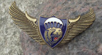 Roaring Tiger Military Airborne Forces Parachute Army Wings Uniform Pin ...