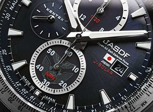 Kentex Solar Chronograph Air Self-Defense Force Model S802M-01Silver | eBay
