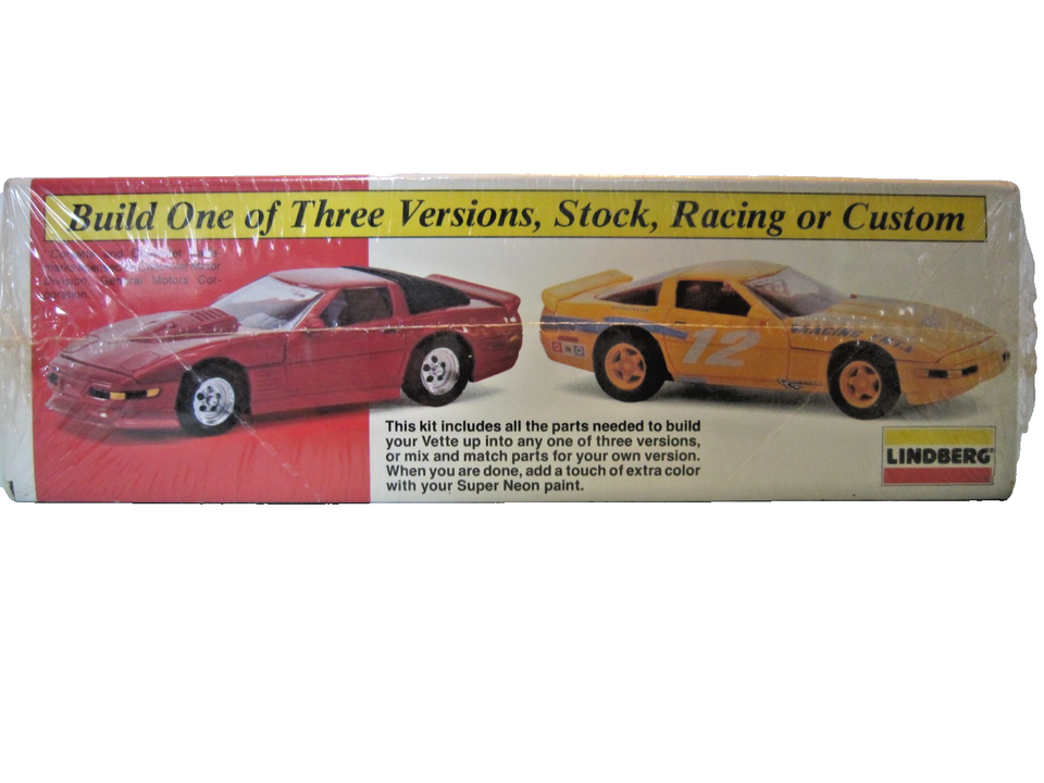 VTG. 1991 LINDBERG 1:32 SCALE " 1995 CHEVROLET CORVETTE ZR-1 " MODEL ...