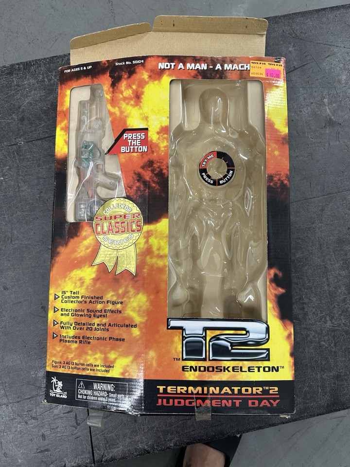 1997 Terminator 2 Judgment Day T2 Endoskeleton 15" Action Figure Toy ...
