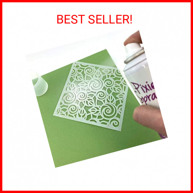 iCraft Pixie Spray Stencil Adhesive, Repositionable, Low Tack, 3.81 ...