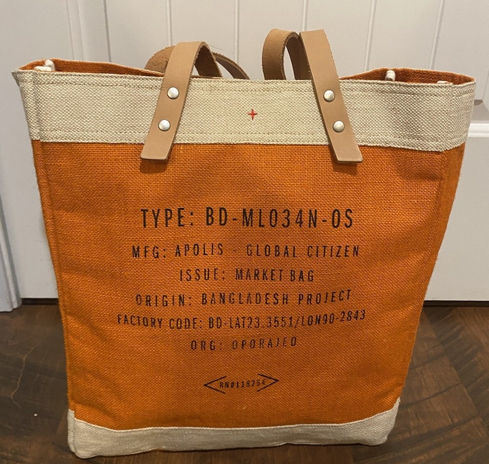 Apolis Global Citizen Handcrafted Market Bag Mercer Island, WA Leather ...