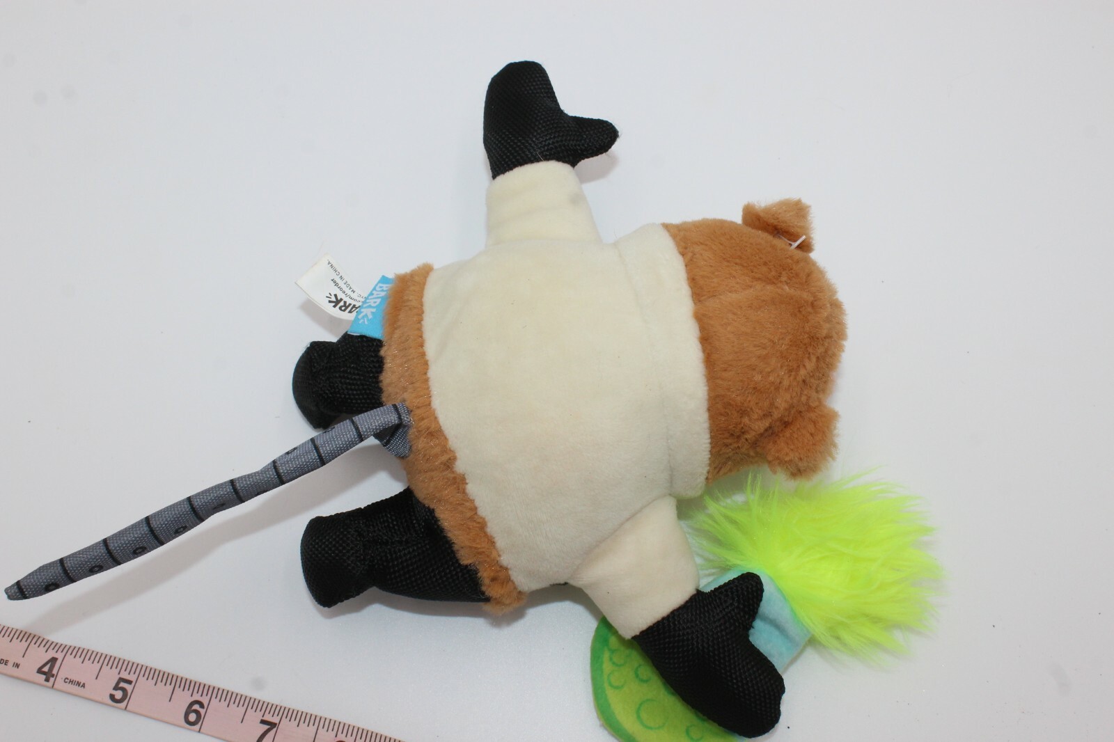 Bark Box Mad Scientist Rat Green Mouse Brown Plush Dog Toy Squeaky 7 ...