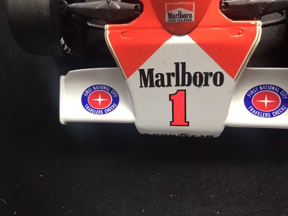 James Hunt mini champs 1/18 M23 Marlboro McLaren Long Beach Gp | eBay