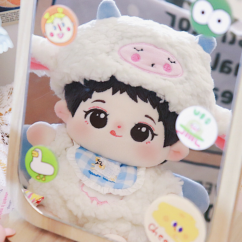 15/20cm KPOP SHINEE GOT7 Plush Doll's Clothes Angle Sheep Overalls ...