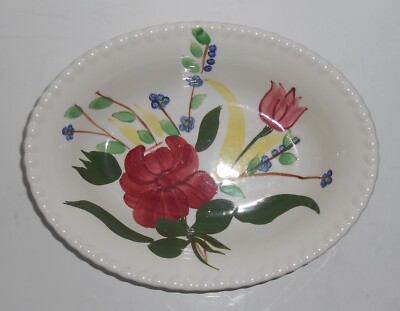 Blue Ridge Pottery Bluebell Bouquet Oval Vegetable Bowl | eBay