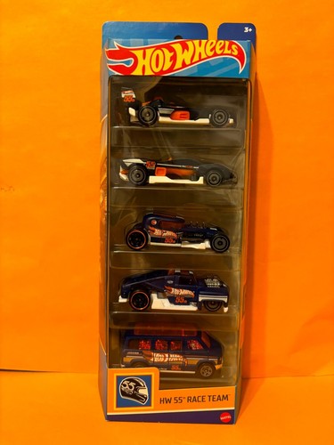2023 Hot Wheels 5 Pack HW 55th Race Team w/ Mod Rod Treasure Hunt TH ...