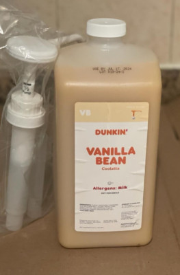 Dunkin Donuts Vanilla Bean Coolatta Syrup with pump | eBay