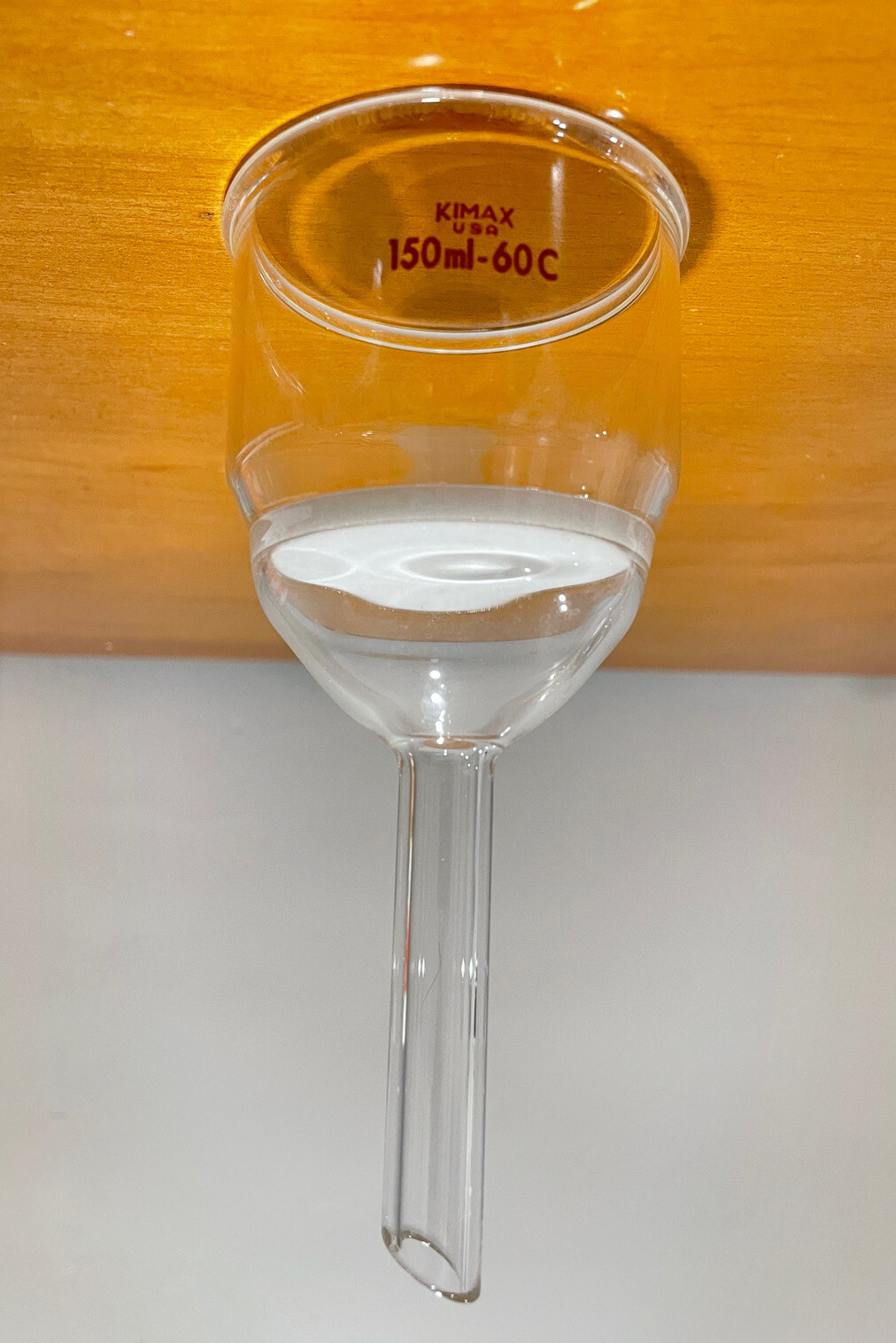 Kimax Kimble 150ml -60C Büchner Funnel Glass Filtration Device Kimflow ...