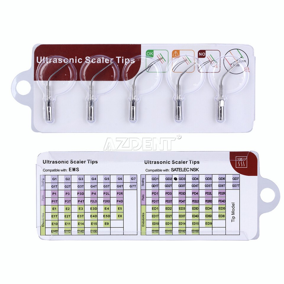 19 Types Dental Endodontic tips Ultrasonic Scaler Tips Fit for NSK ...