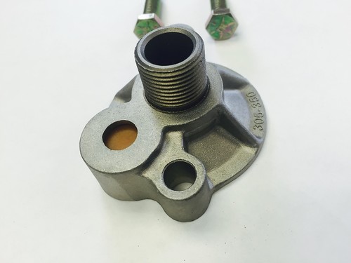 SBC Chevy Oil Filter Adapter | 327 350 383 400 | GM | SBC Chevrolet Oil ...