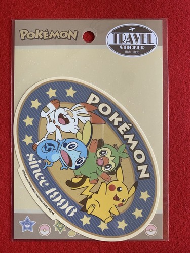 Pokemon Travel Sticker Japanese Pikachu Sobble Scorbunny Grookey Rare ...