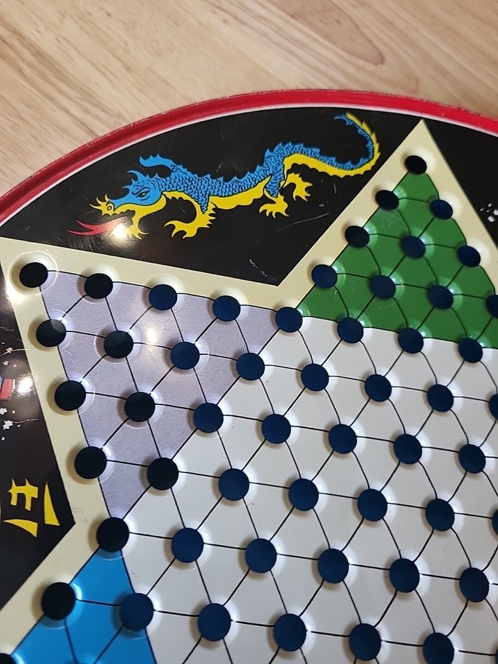 Ohio Art Chinese Checkers Metal Tin Board Game 1960s Vintage MISSING ...