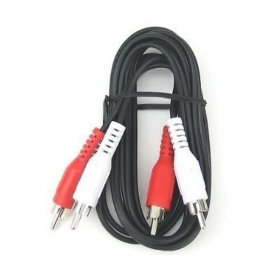 3ft RCA-RCA Cable Audio AV Short Cables 2-RCA Male-2-RCA Male M/M 3FT ...