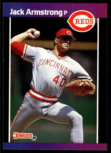 1989 Donruss Jack Armstrong Rookie Cincinnati Reds #493 | eBay