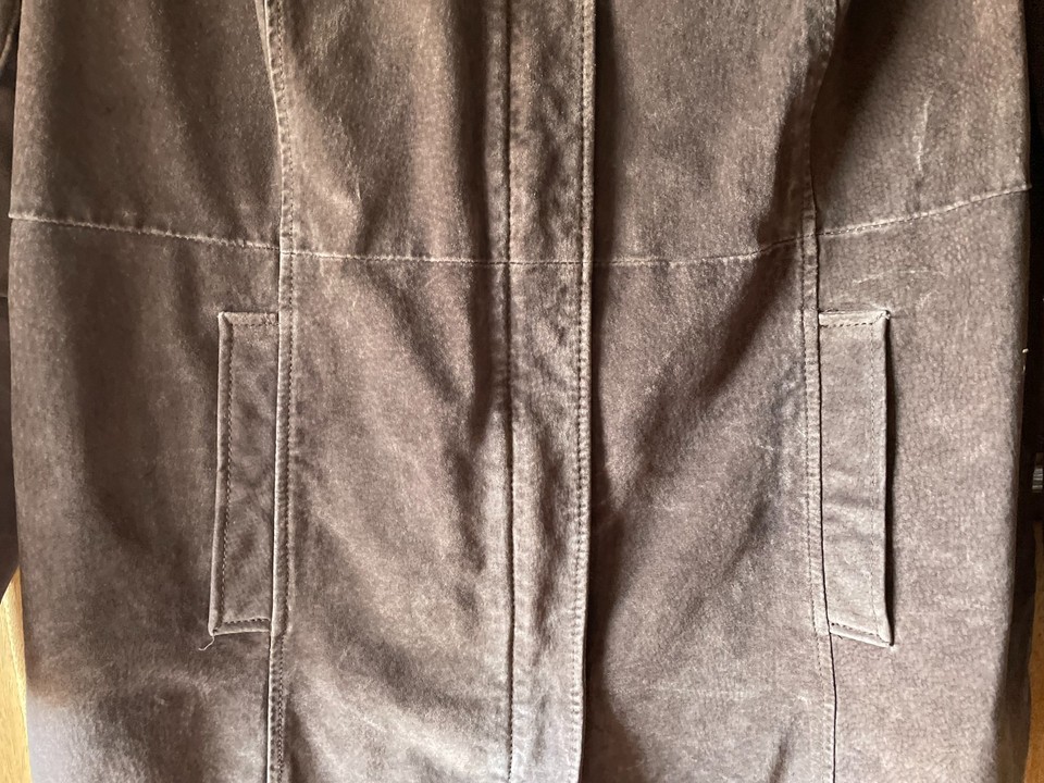 Vintage Cherokee Brown Suede Jacket Long Women's 18W Plus Size Coat | eBay