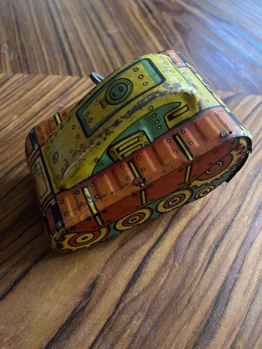 Marx Turn Over Roll Flip Tinplate Tank Wind Up Toy Working Vintage ...