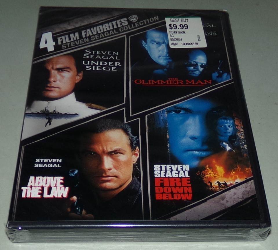 4 Film Favorites Steven Seagal (DVD, 1992) Under Siege Above The Law ...